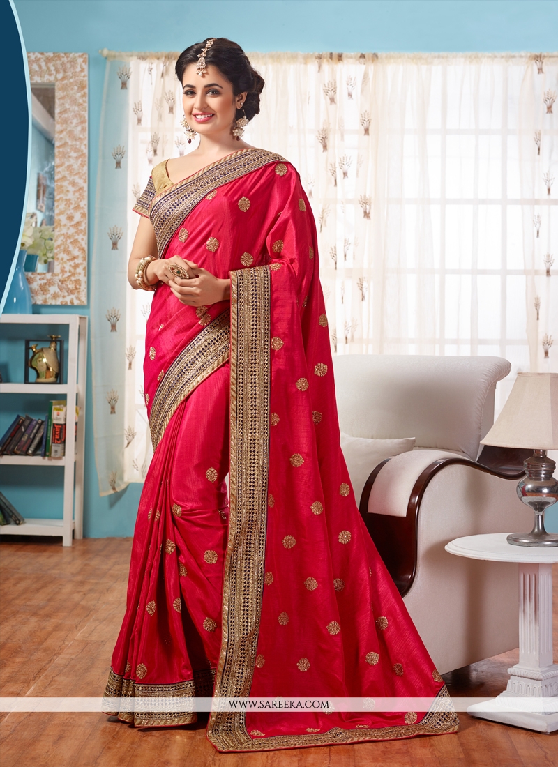 Red Classic Designer Saree