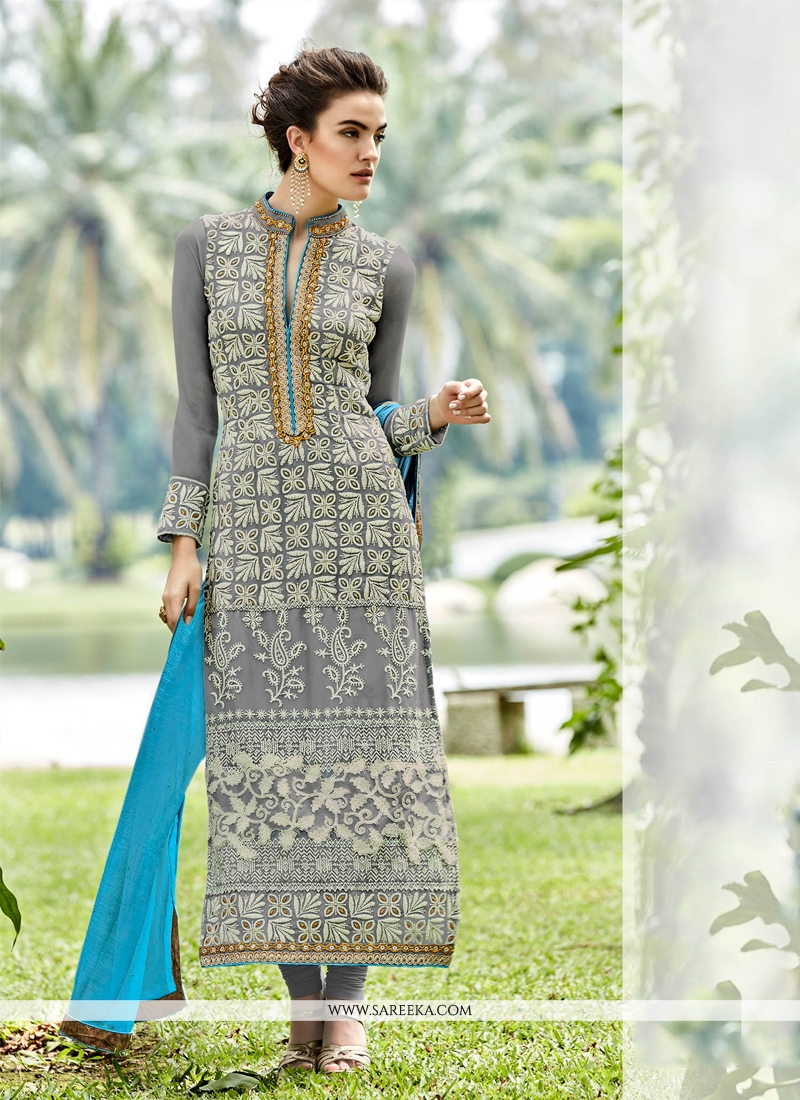 Embroidered Work Designer Suit