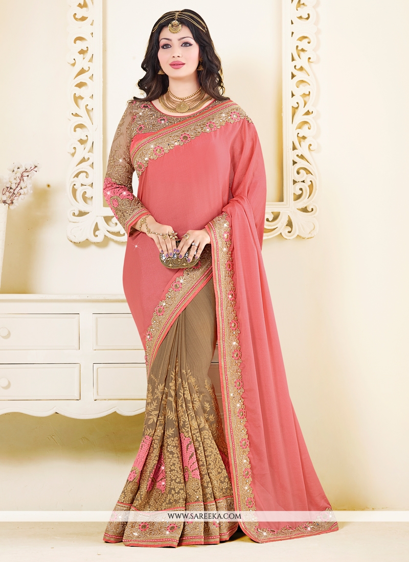 Buy Ayesha Takia Beige Classic Designer Saree Online : UK