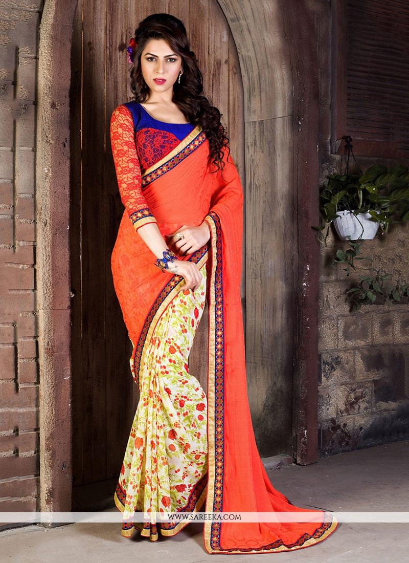 Print Work Designer Saree