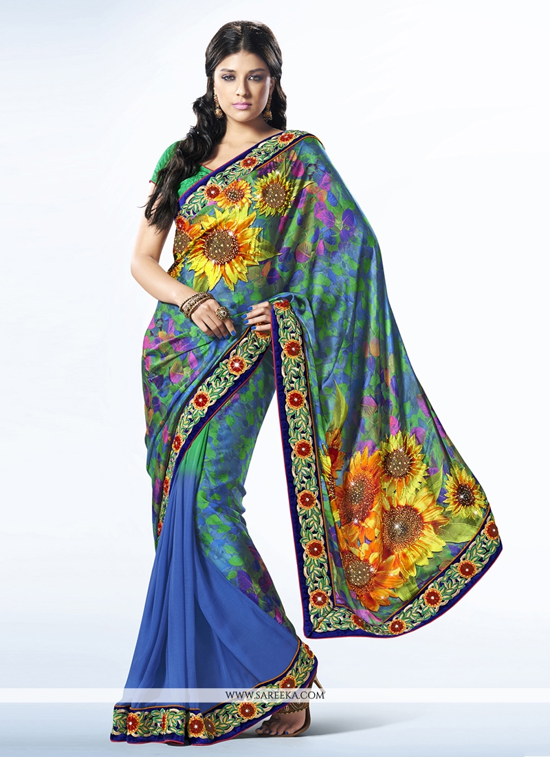 Multi Colour Classic Designer Saree