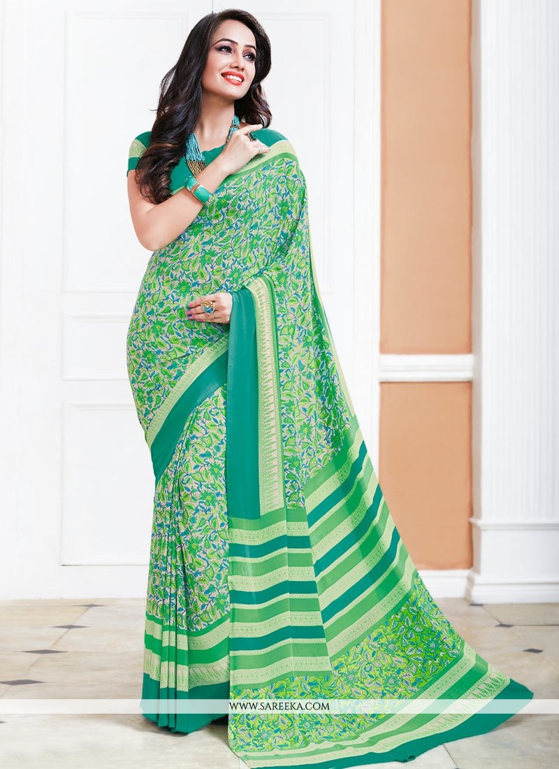 Buy Print Work Printed Saree Online : UK, USA, Canada, Australia
