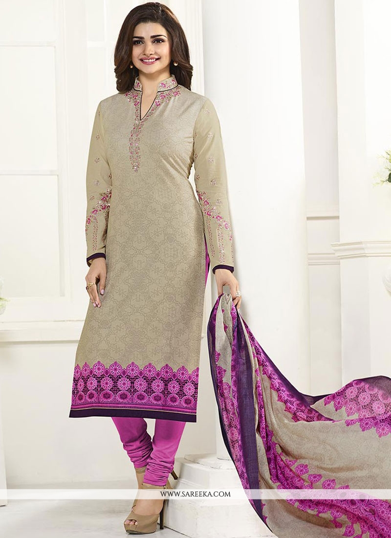 Buy Cotton Churidar Suit Online : Italy