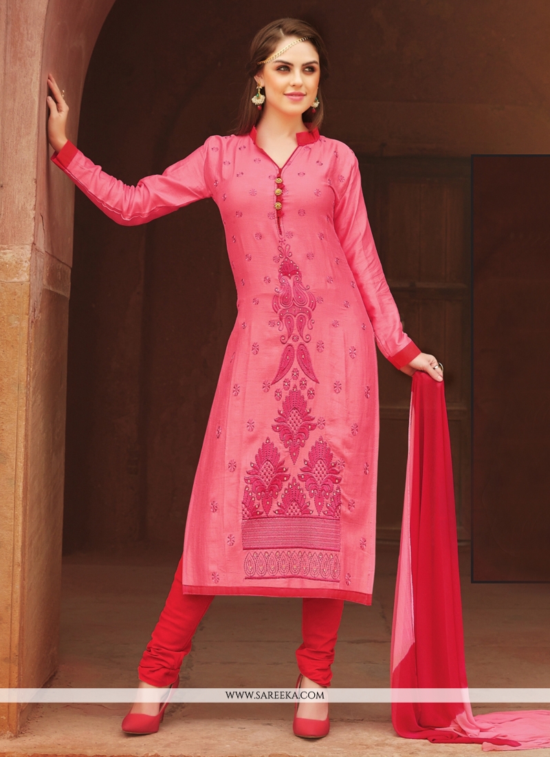 Buy Pink Churidar Suit Online : Australia