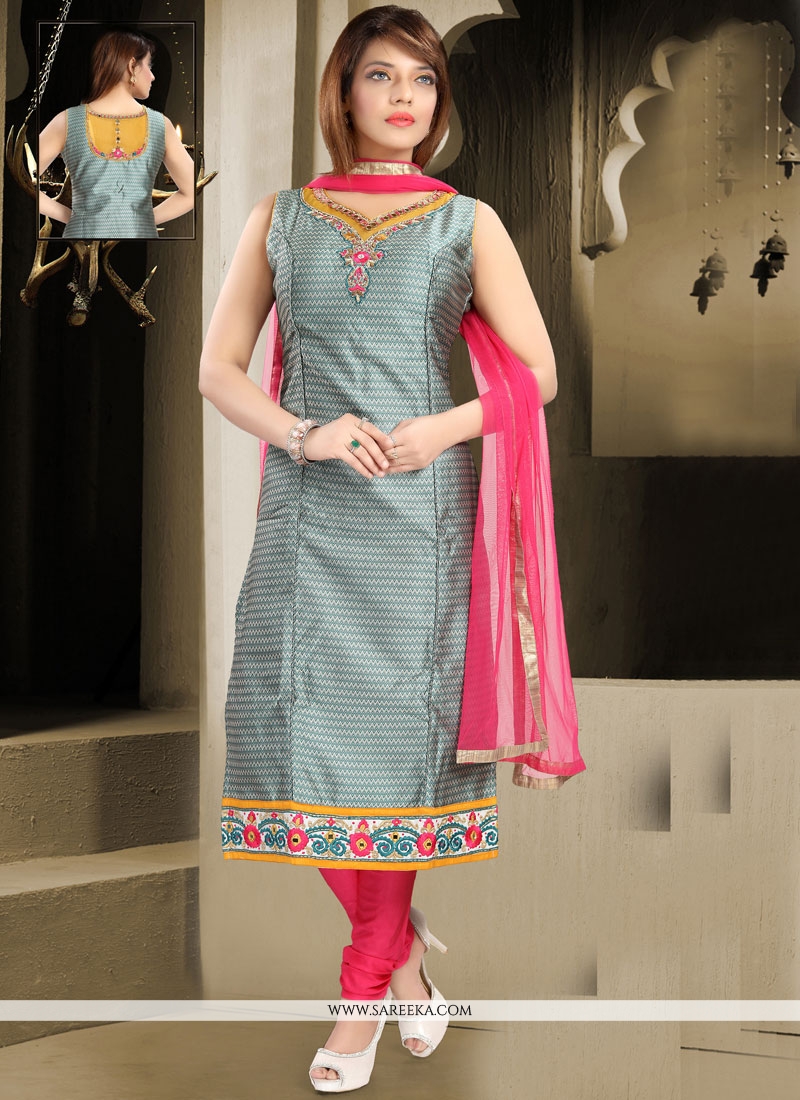 Buy Lace Work Readymade Suit Online : New Zealand