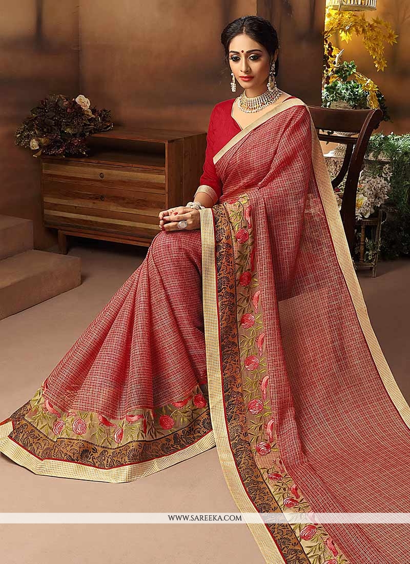 Red Traditional Saree buy online