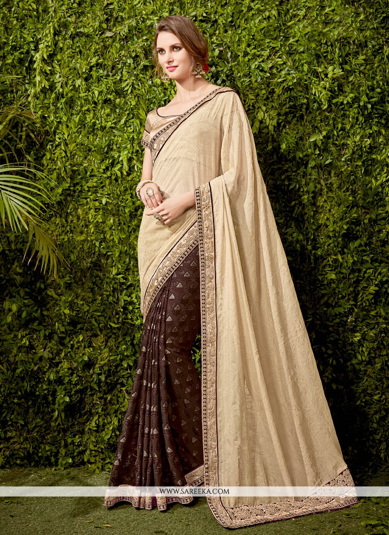 Buy Half N Half Designer Saree For Wedding Online : Germany