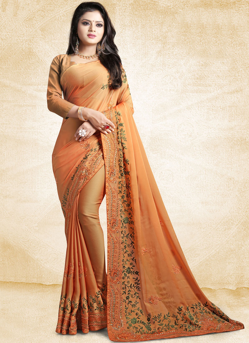Shop Online Classic Saree For Mehndi : 92794