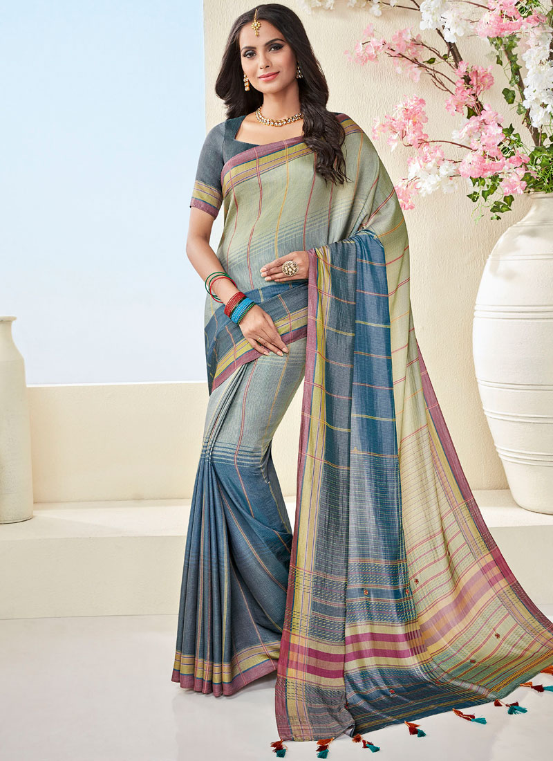 Buy Print Work Printed Saree : 79351