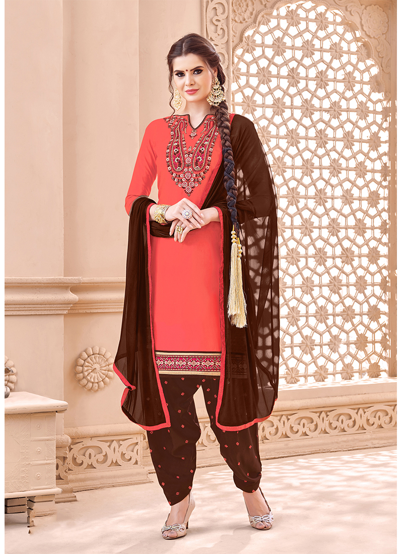 Buy Red Punjabi Suit : 82174