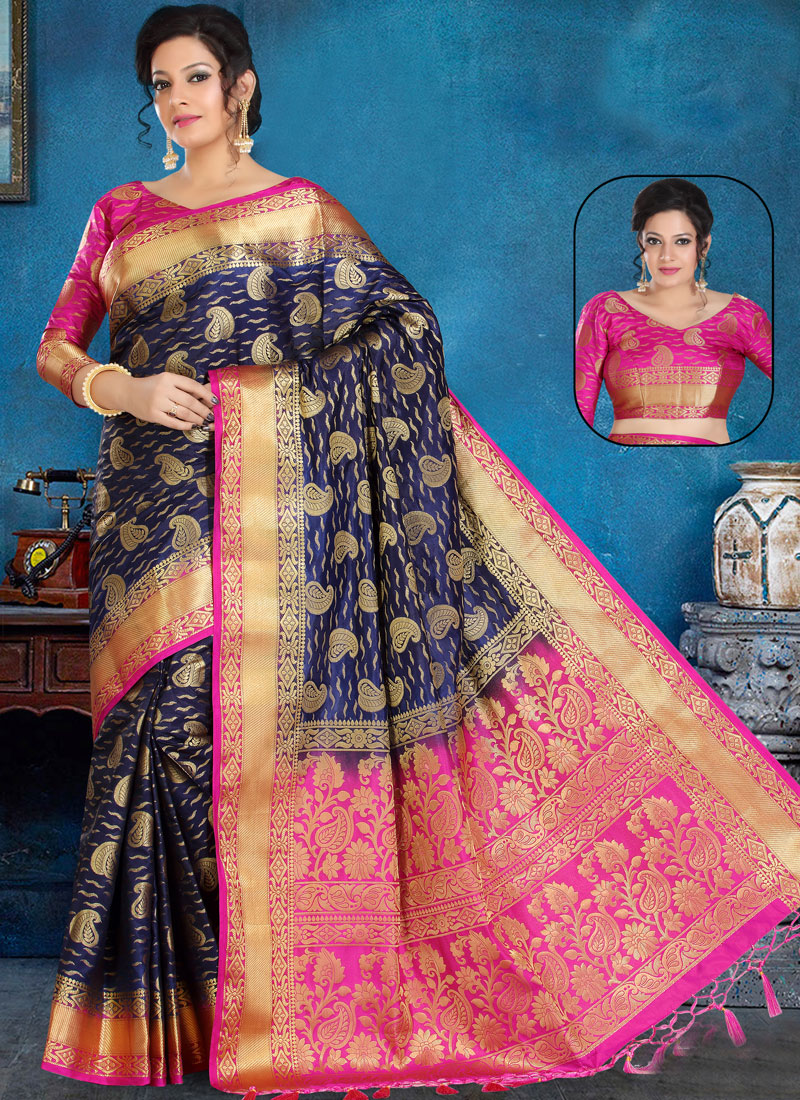 Buy Online Art Silk Traditional Designer Saree : 98456