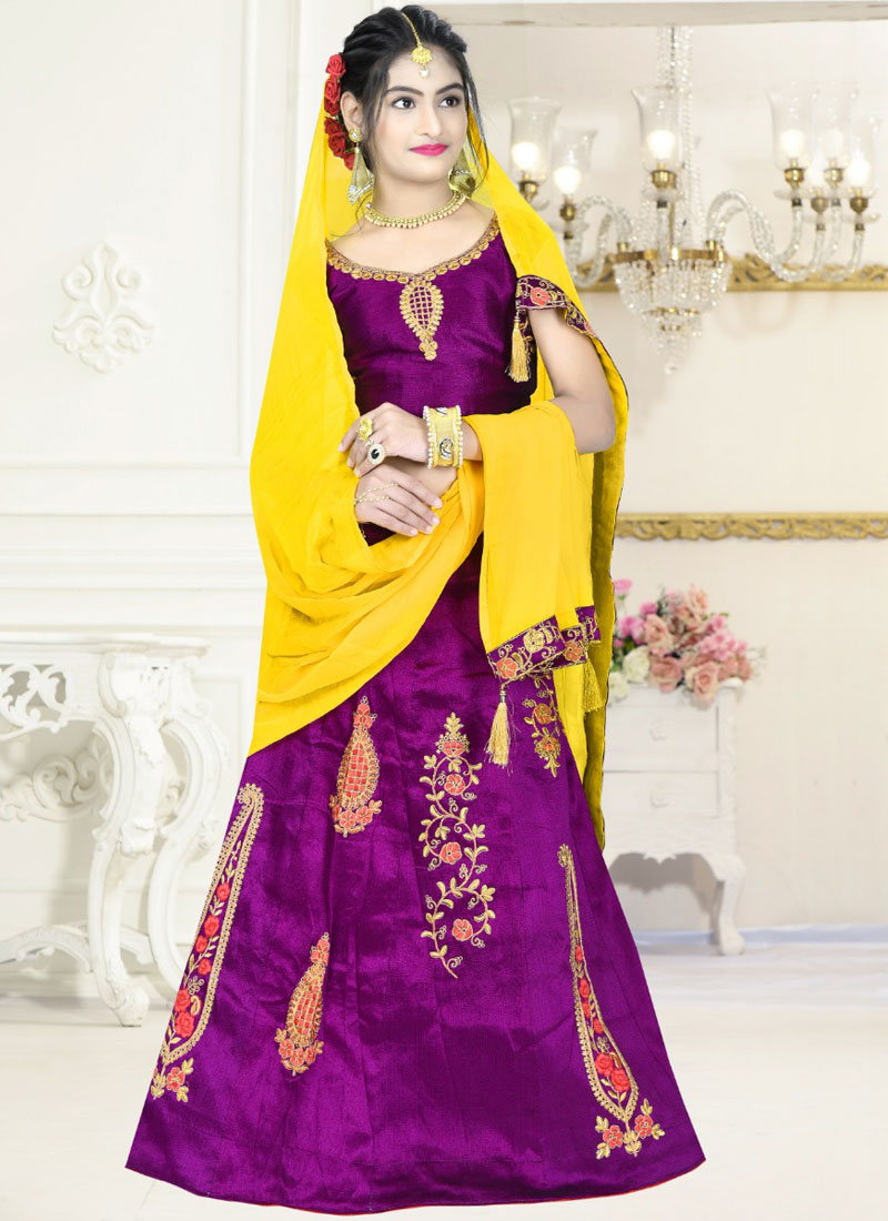 Charming Purple Color readymade Lehenga Choli