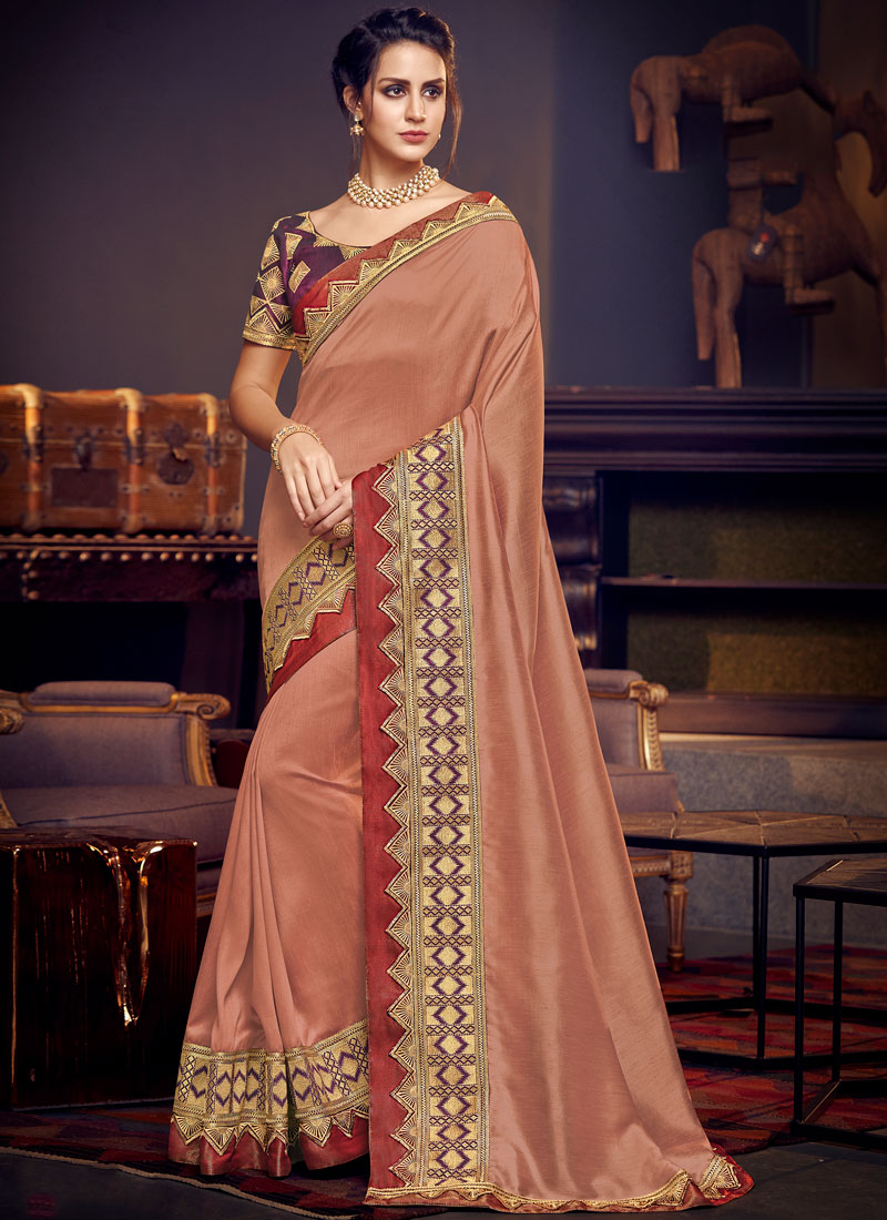 Shop Online Fancy Fabric Designer Traditional Saree : 106398