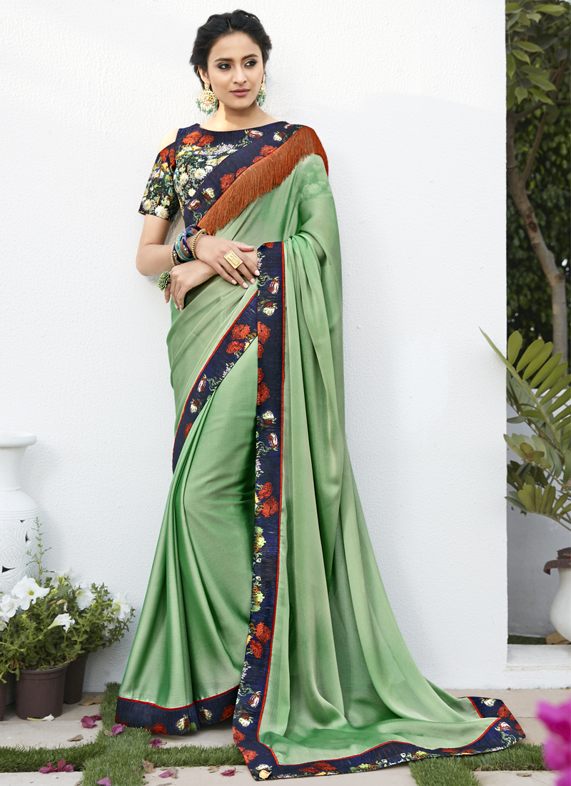 Buy Green Classic Saree Online