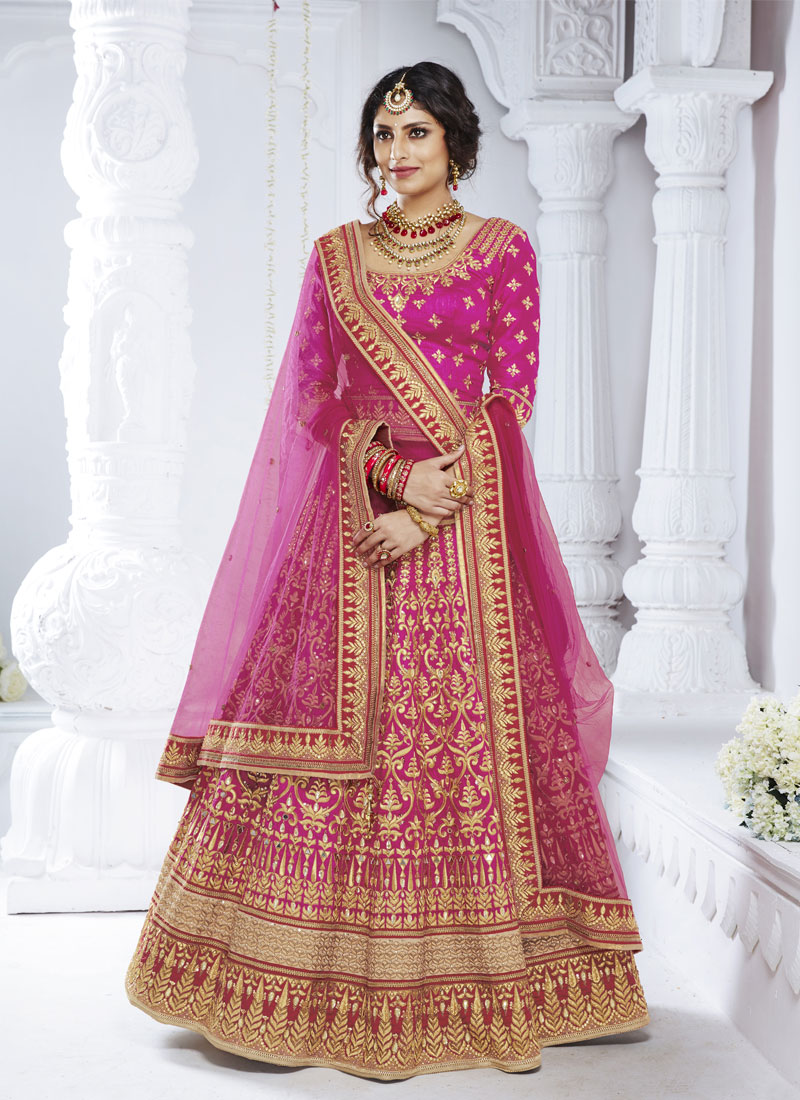 Magenta Color Designer Lehenga Choli buy online