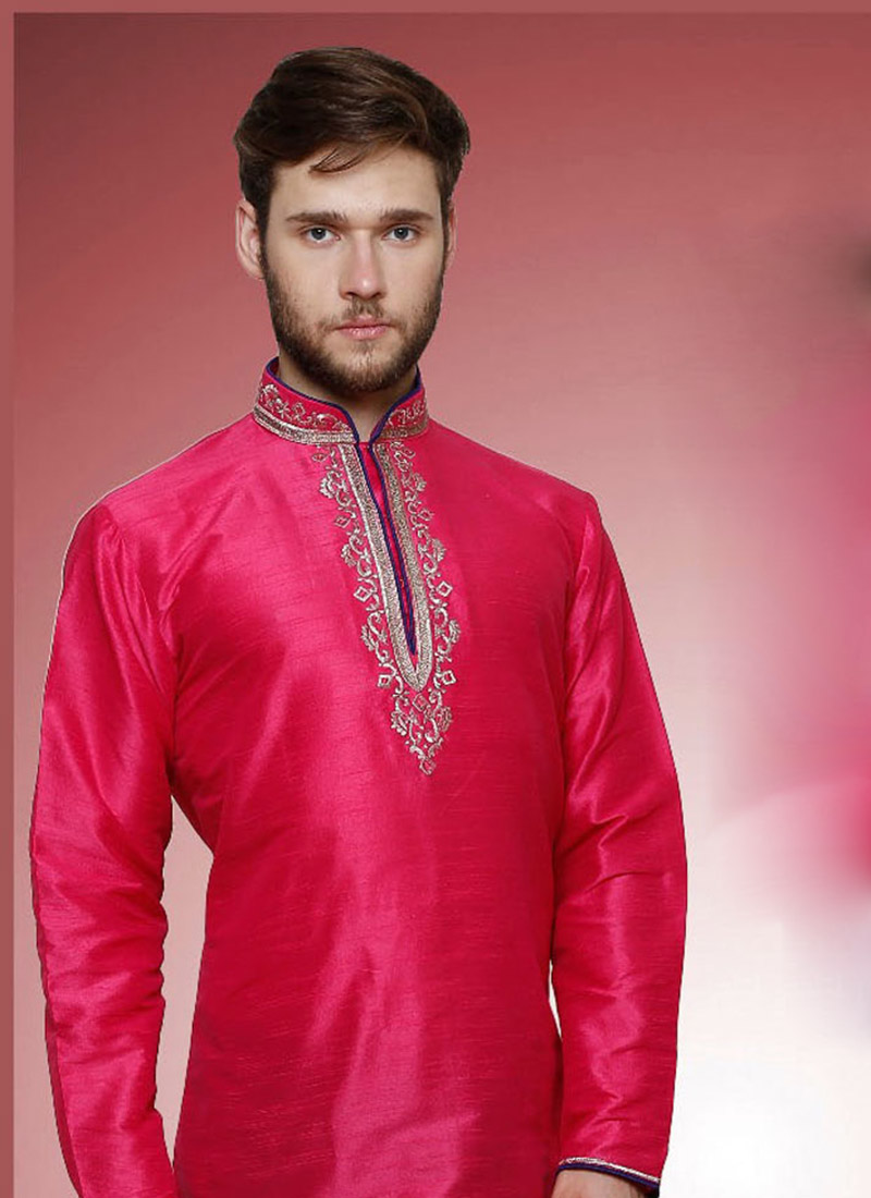 Buy Pink Color Kurta : 131785