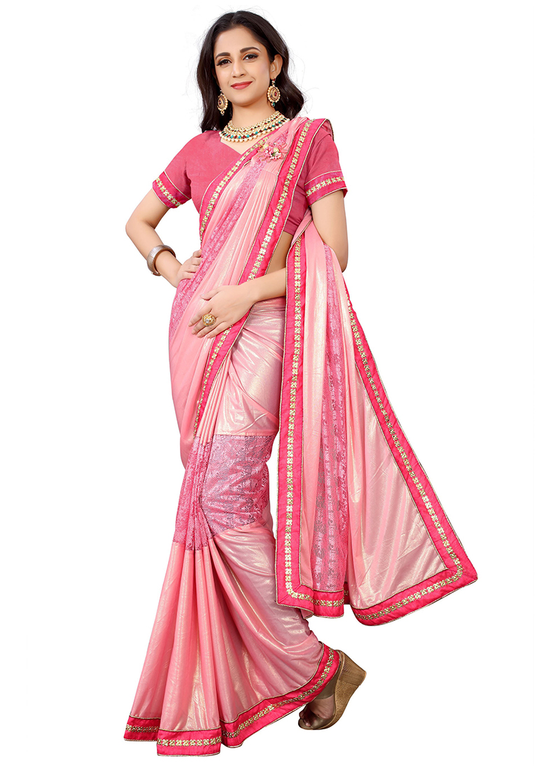 Pink Color Saree buy online