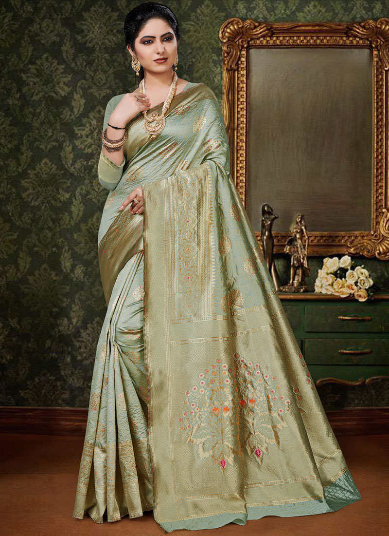 Buy Traditional Designer Saree For Ceremonial Online : 112412