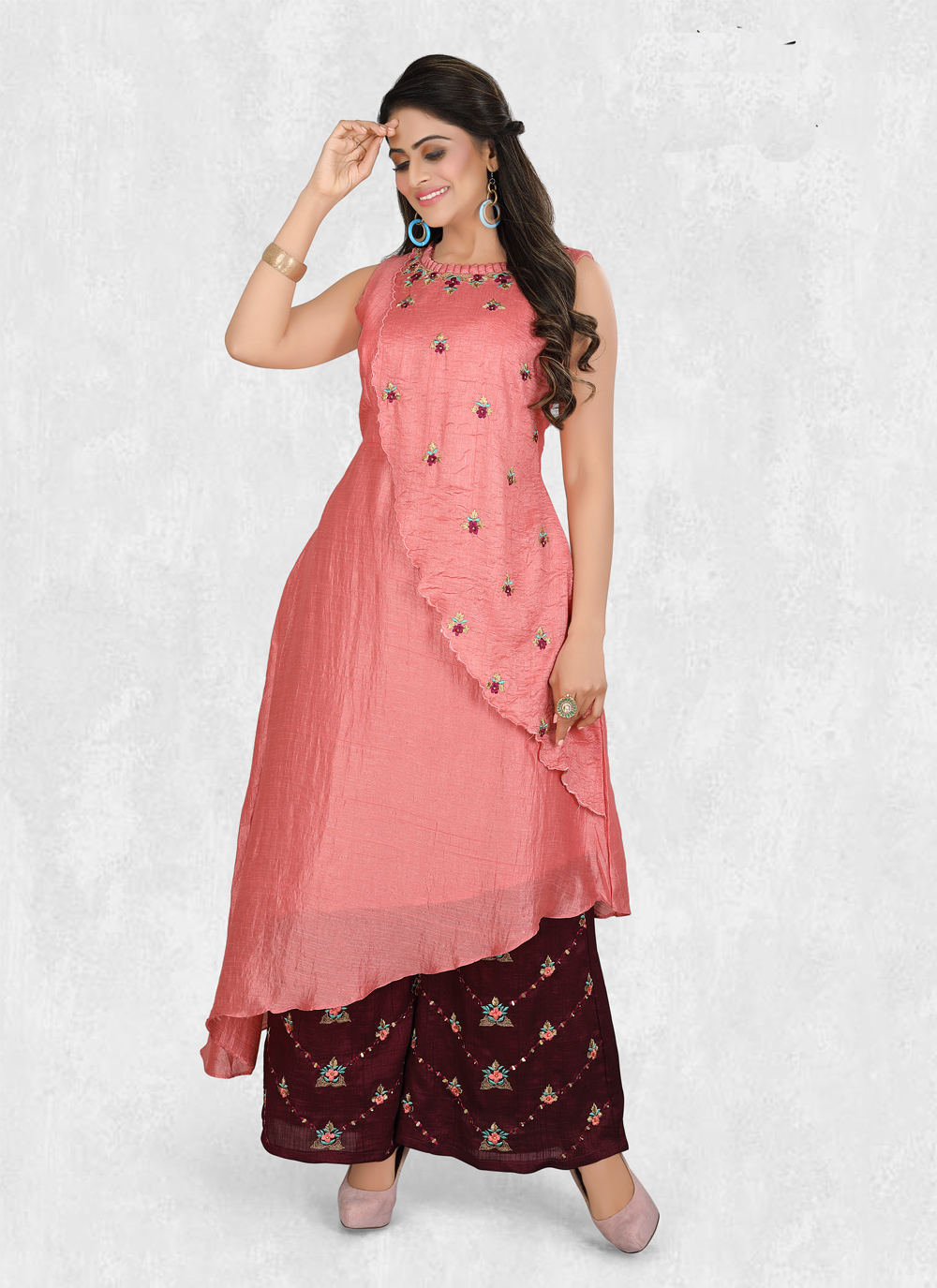 Buy Online Designer Palazzo Salwar Suit For Party : 165597