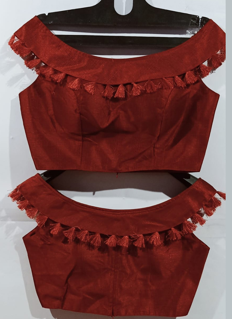 Buy Maroon Color Blouse : 153570