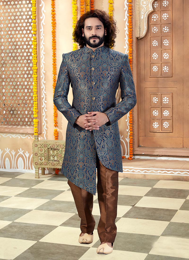 Shop Multi Colour Color Sherwani Online : 143567
