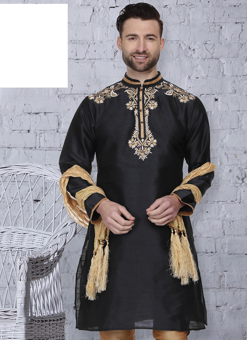 Buy Online Navy Blue Color Kurta : 153276