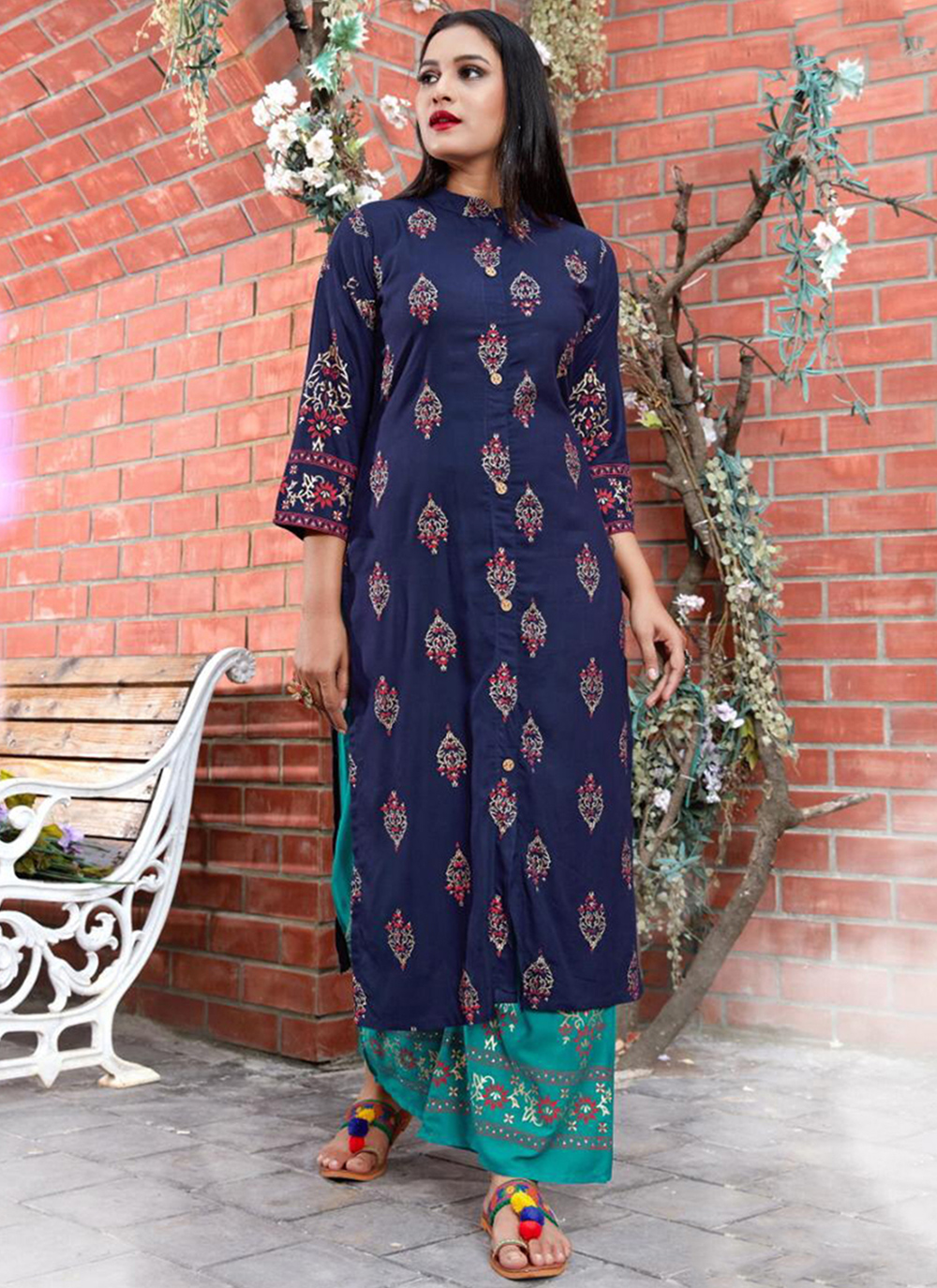 Shop Online Rayon Casual Kurti : 167639