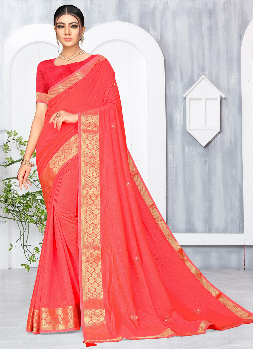 Buy Silk Lace Designer Saree : 169605