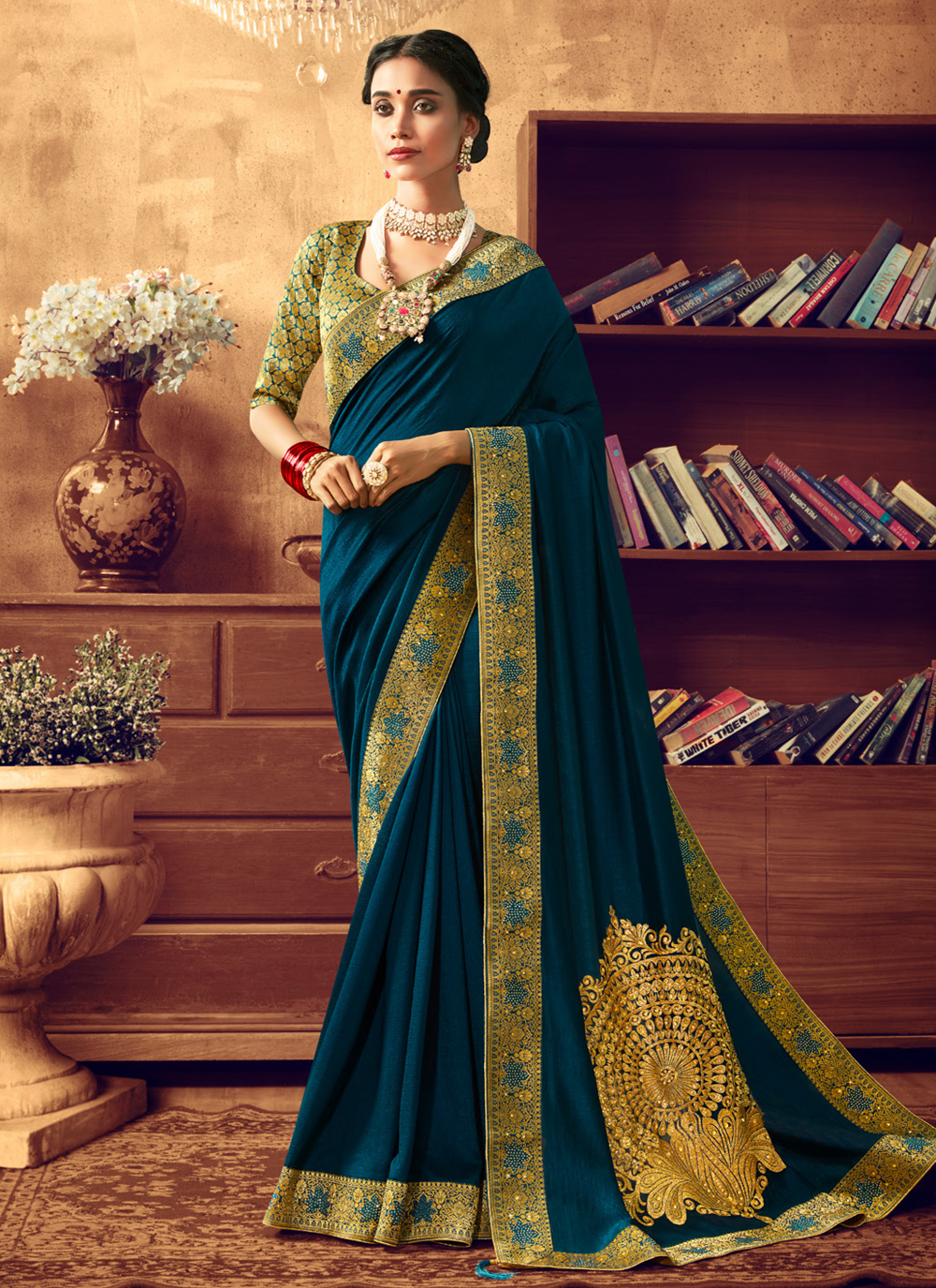 Weaving Trendy Saree buy online - Saree