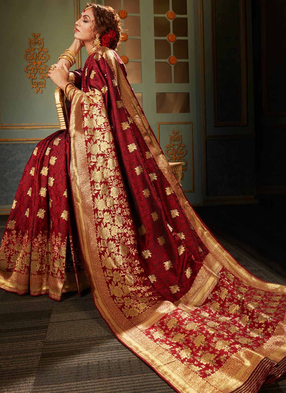 Woven Classic Saree buy online