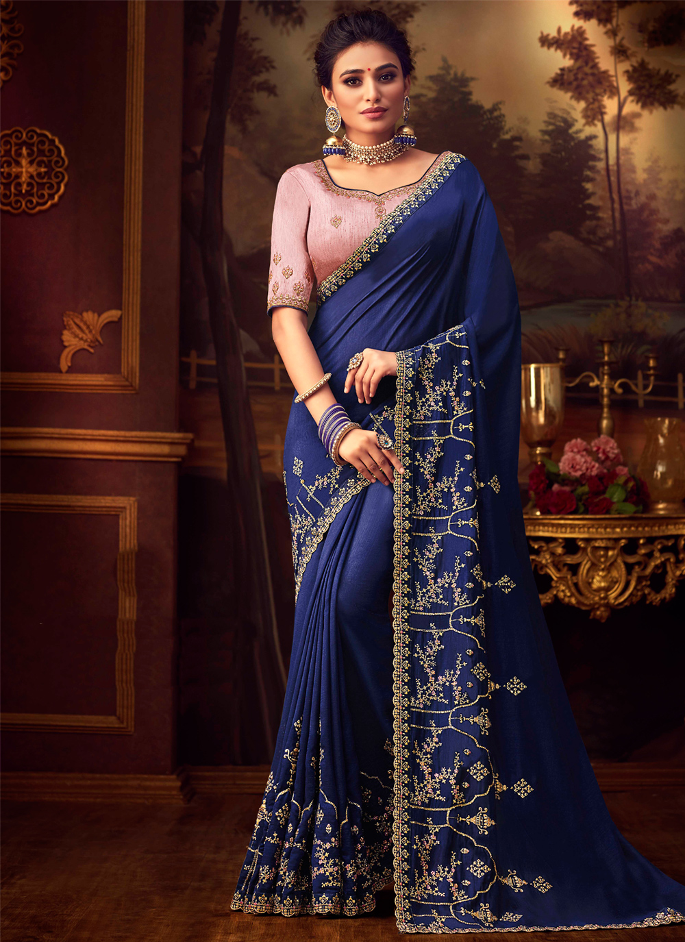 Shop Zari Silk Classic Saree Online : 165501