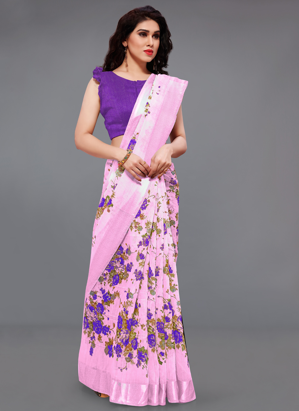 Shop Online Cotton Printed Saree : 171750