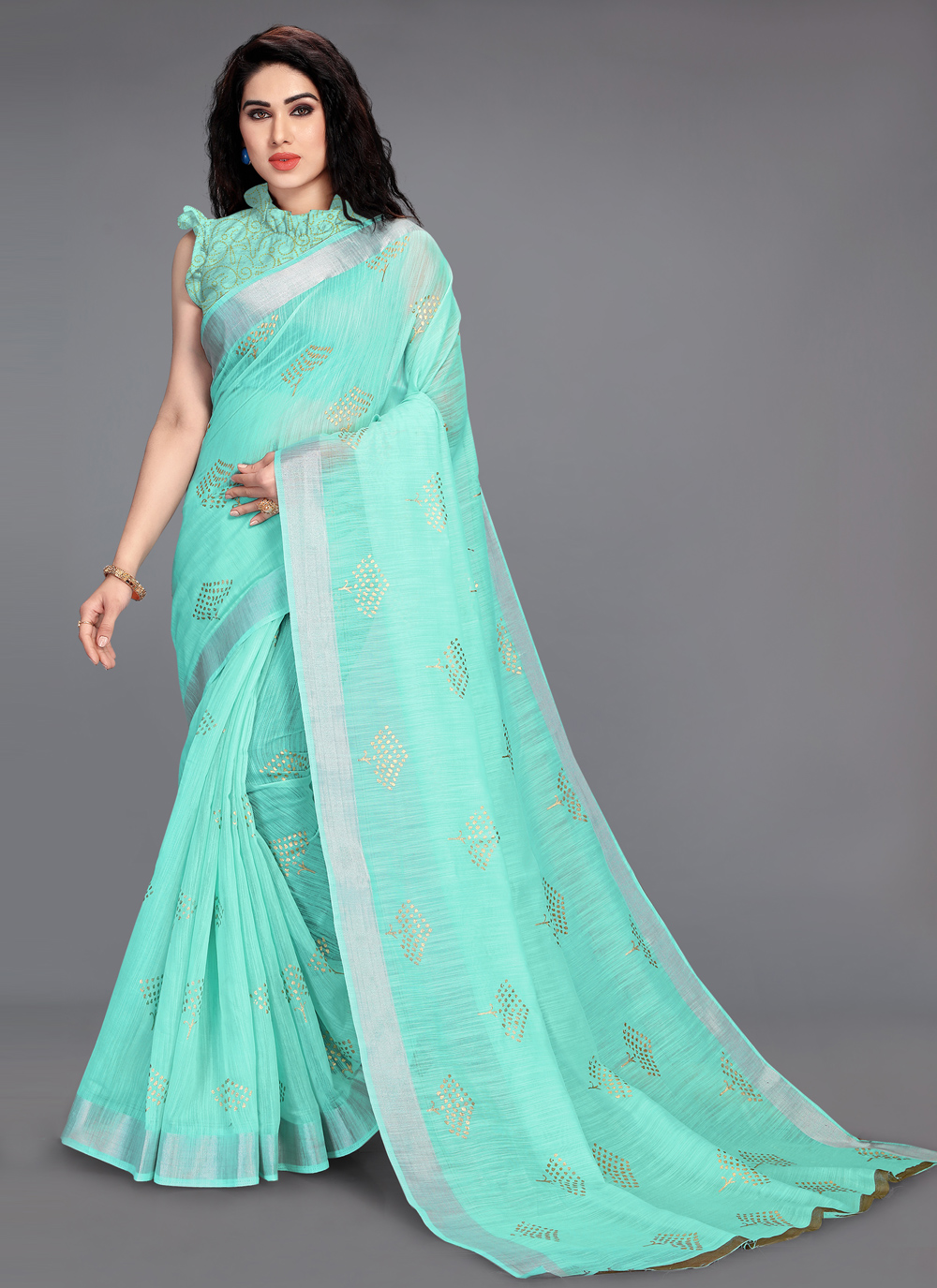Cotton Printed Saree buy online