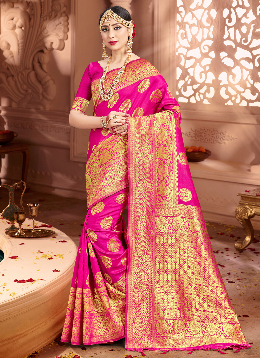 Buy Online Designer Traditional Saree For Ceremonial : 179777