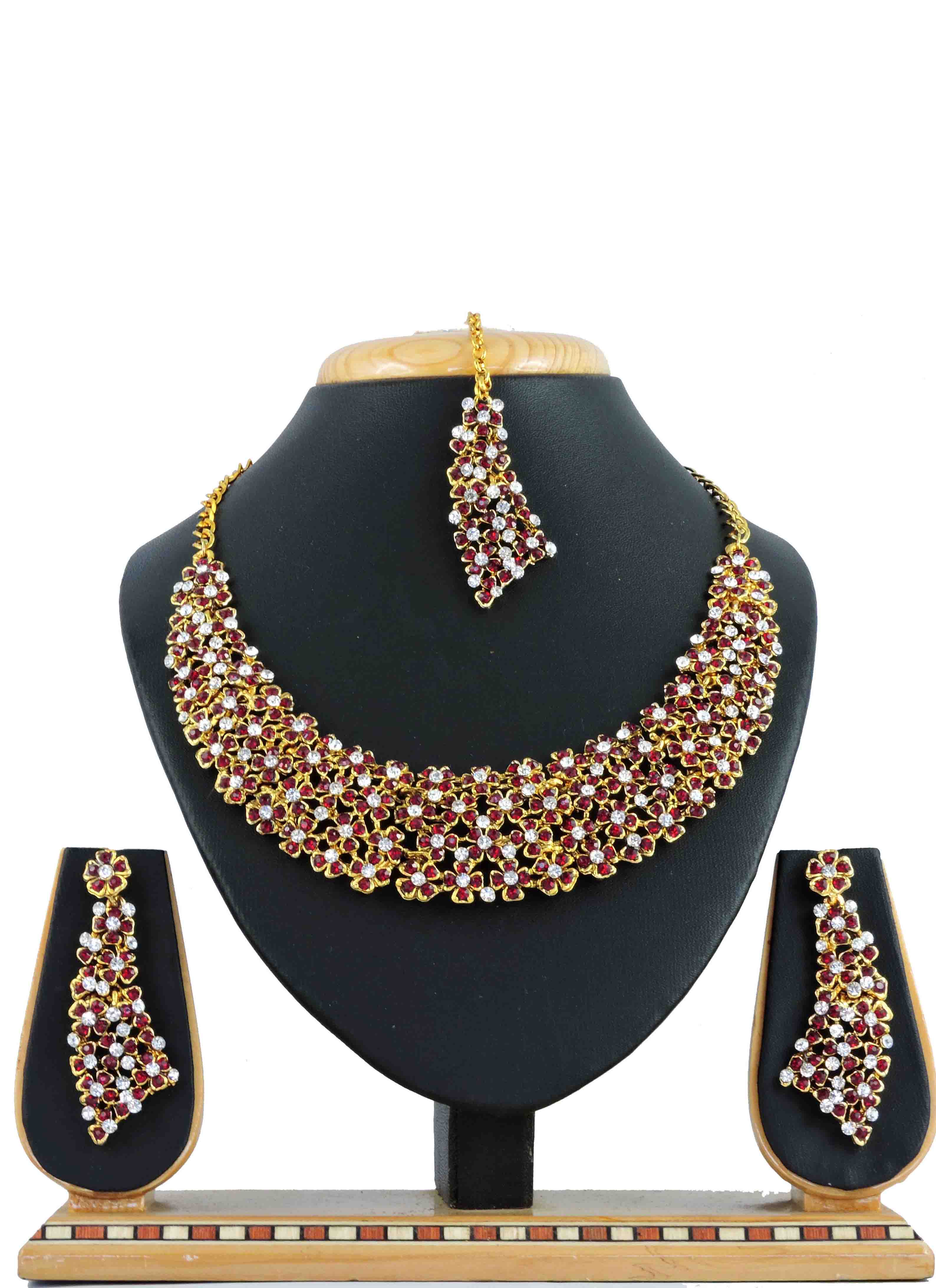 Buy Online Gold Festival Necklace Set : 174432
