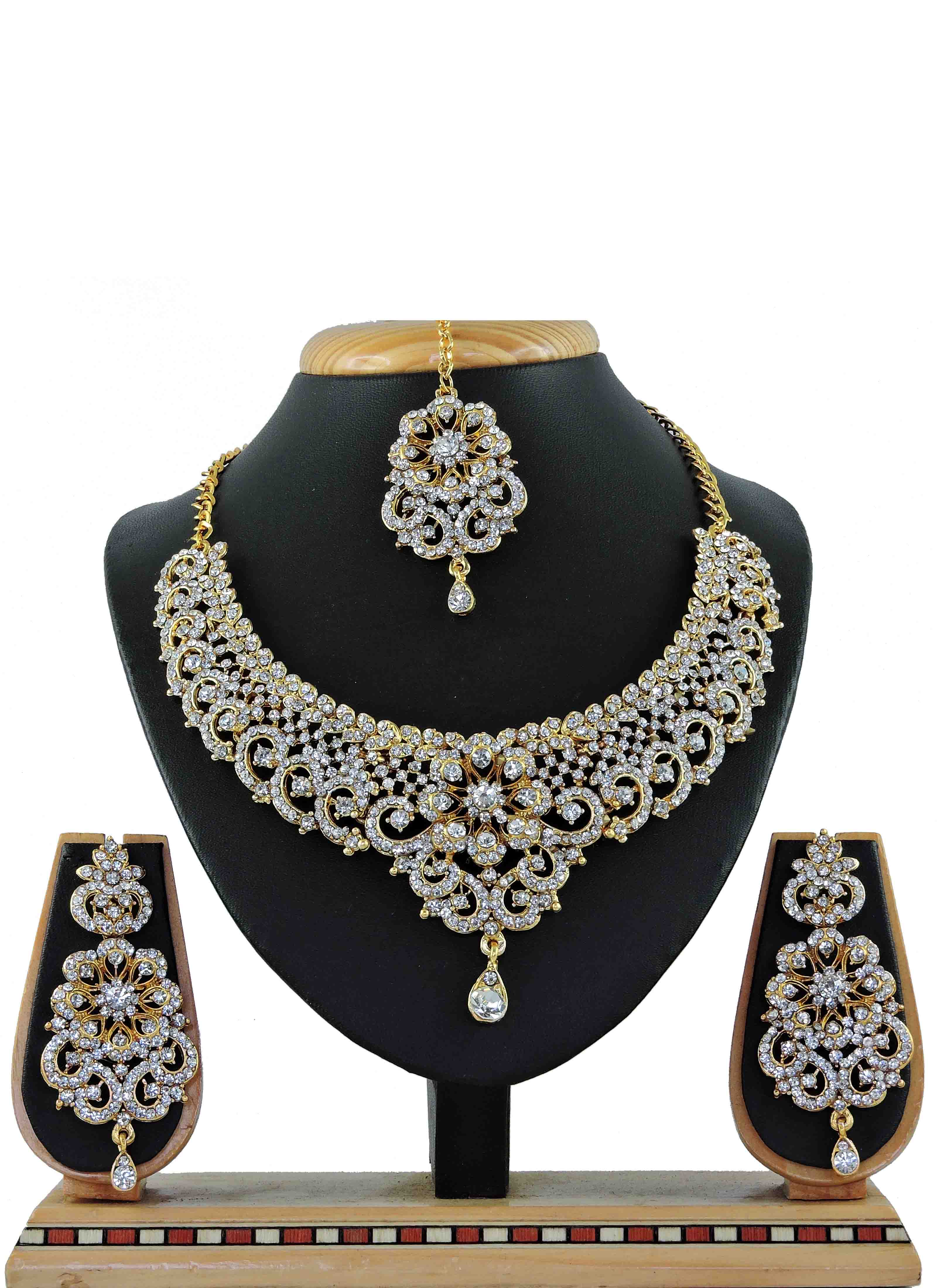 Buy Gold Festival Necklace Set : 175235