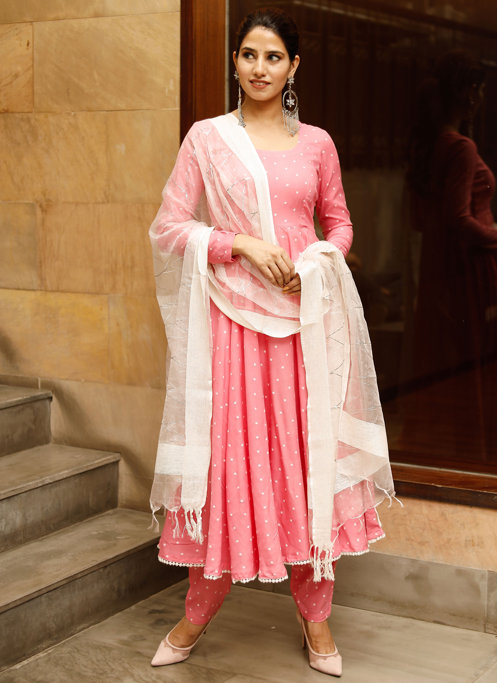 Shop Pink Anarkali Salwar Suit Online : 183715 - Salwar Kameez