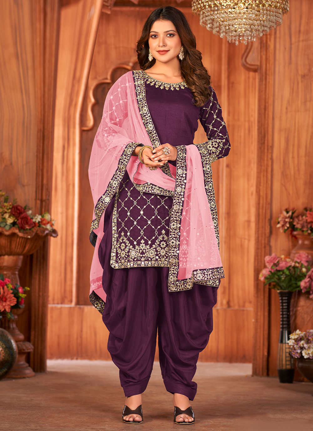 Shop Online Embroidered Festival Trendy Salwar Kameez : 241637