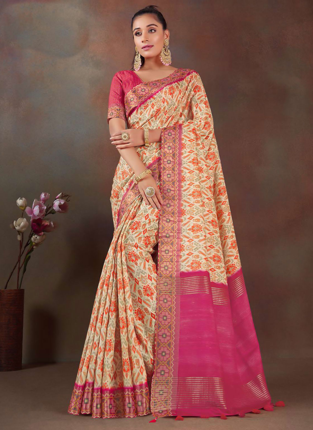 Buy Multi Colour Color Classic Saree : 239422