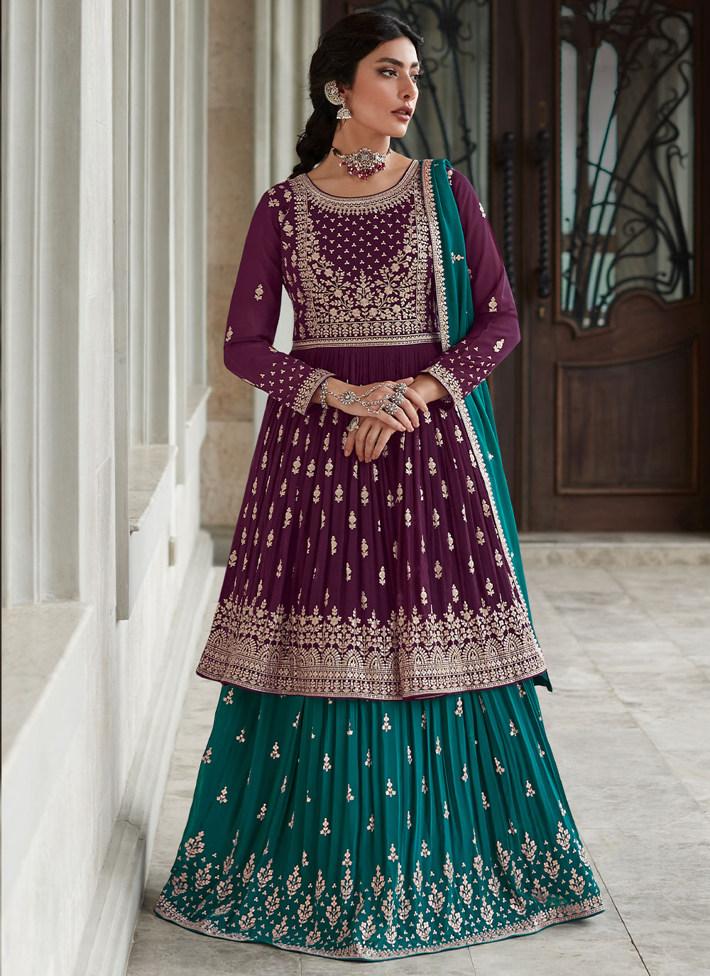 Shop Purple Color Readymade Lehenga Choli Online : 242400 - Lehenga Choli