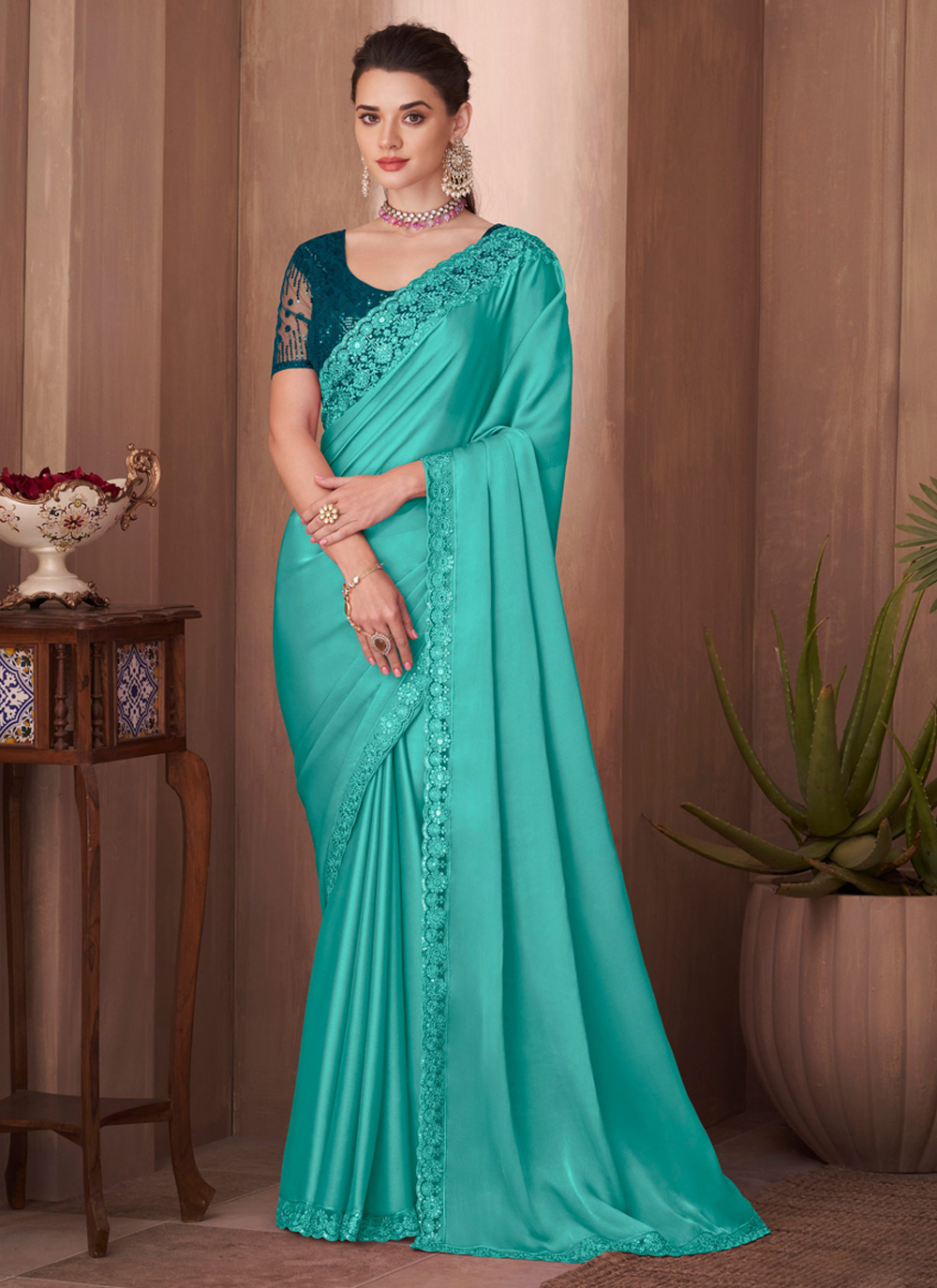 Buy Classic Saree For Ceremonial : 269318