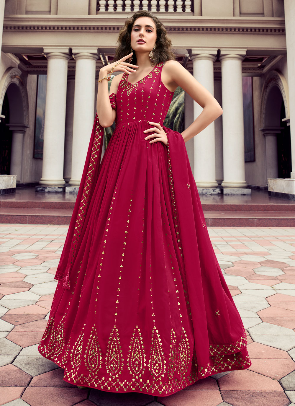Buy Rani Color Gown Online - Gown